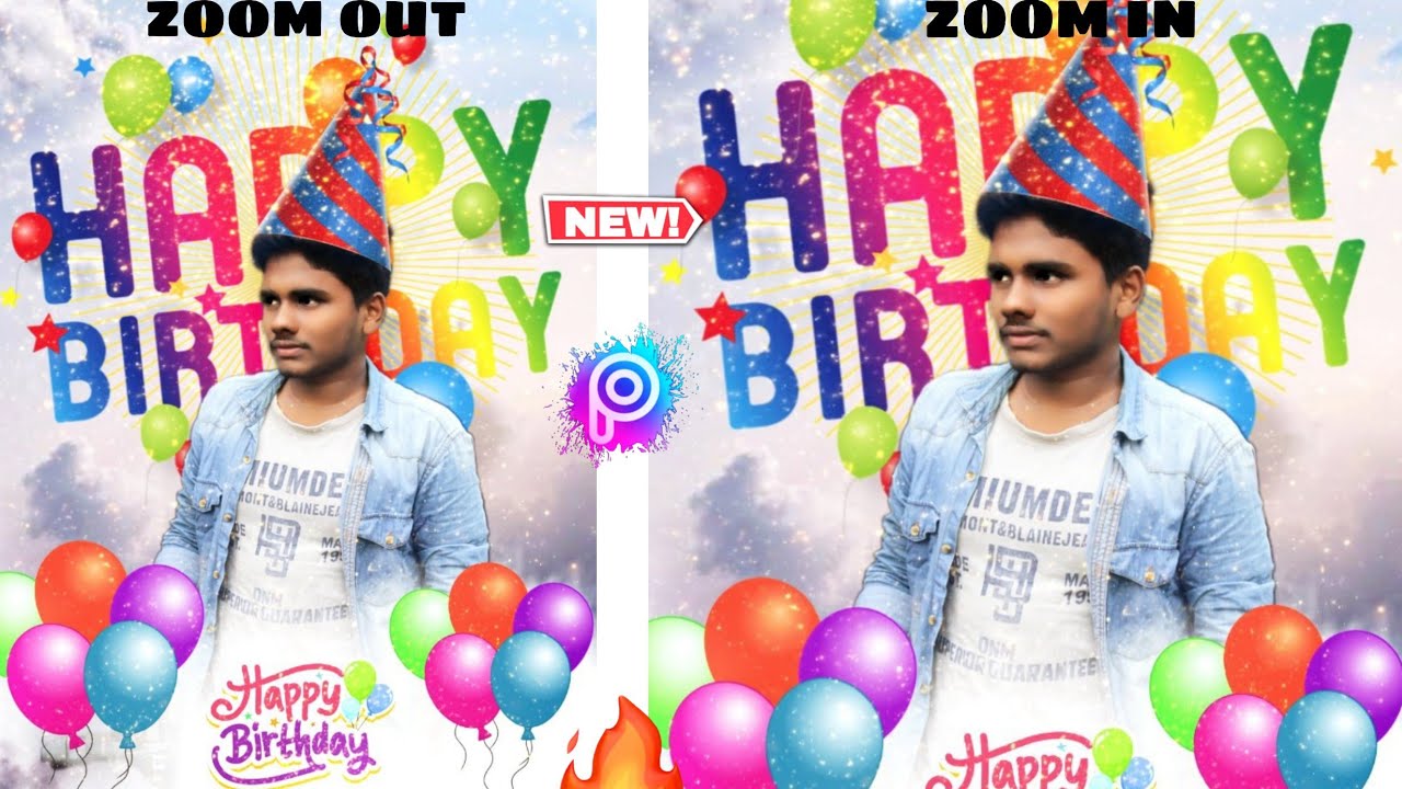 Birthday Boy Photo Editing || Birthday Photo Editing || PicsArt || Shoaib Creation - YouTube
