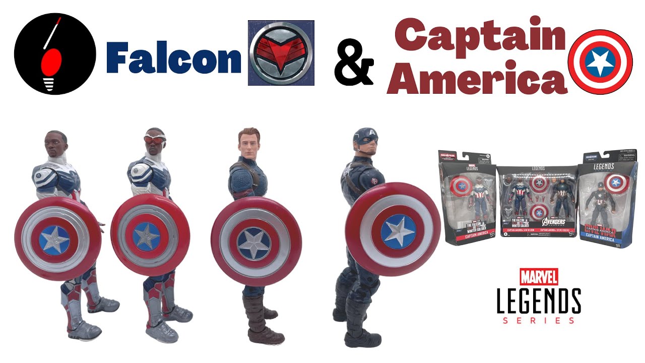 Marvel Legends Falcon & Captain America - YouTube