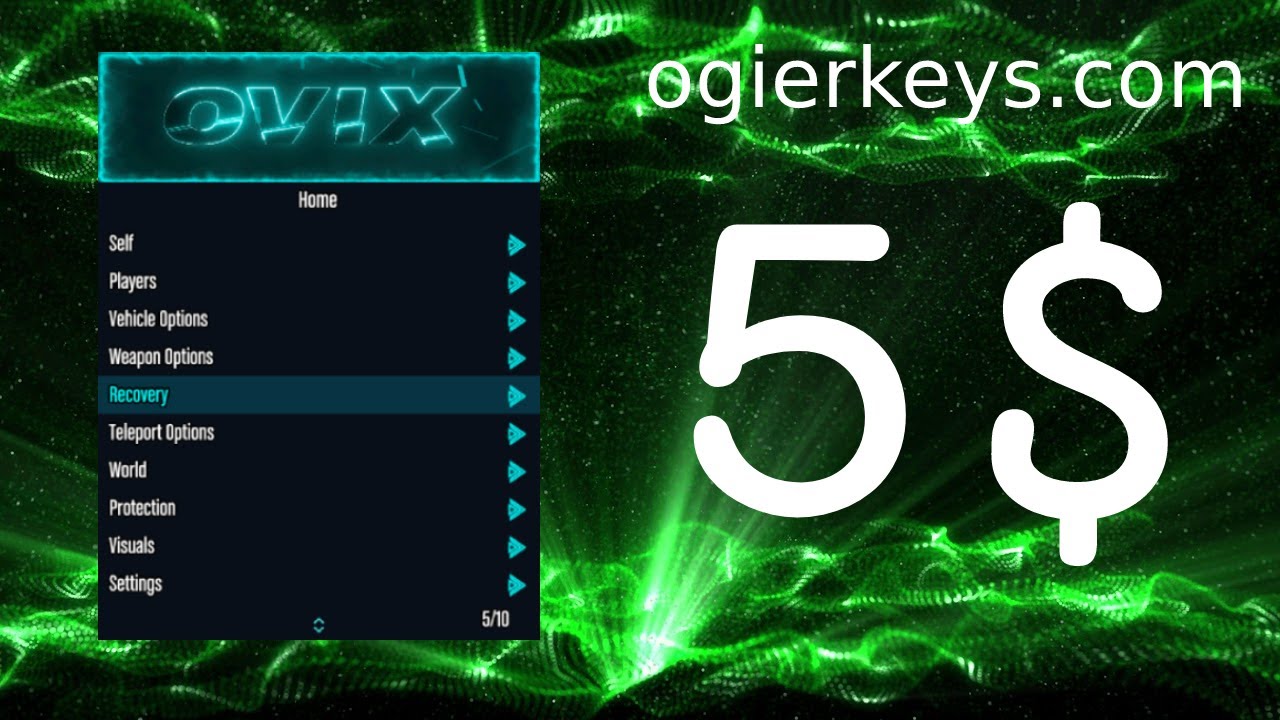 Ovix Mod Menu GTA 5 Online | Showcase | 5$ Mod Menu | Paid mod menu ...