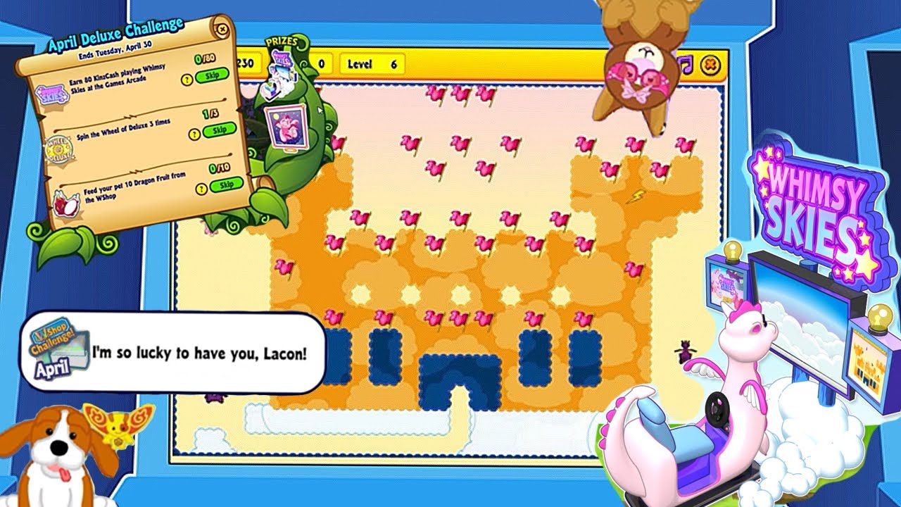 Take to the Whimsy Skies in Aprils Webkinz Challenges | Monthly W-shop ...