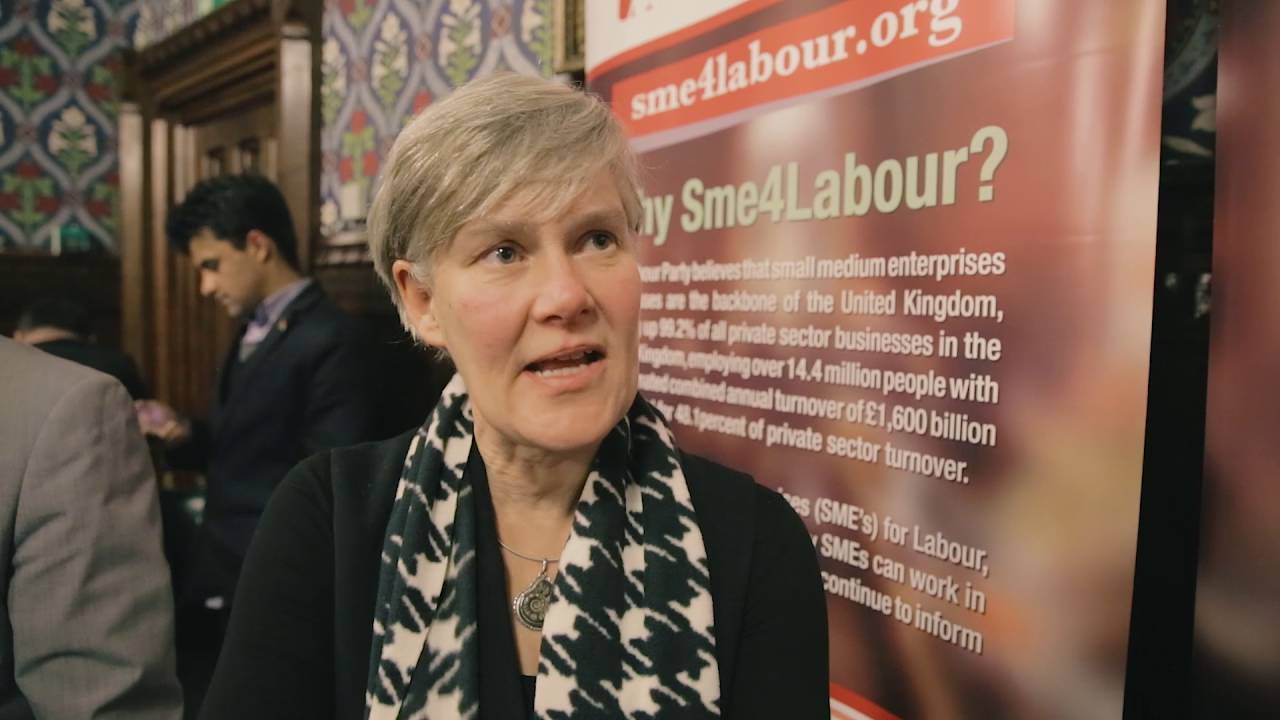 Kate Green MP speaking at SME4LABOUR launch reception in parliament ...