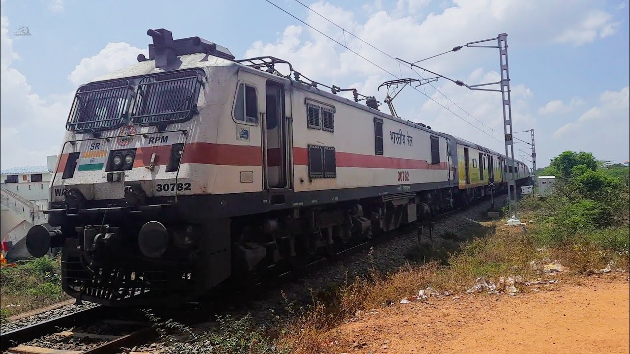 12666/Kanniyakumari-Howrah SF Exp || RPM 30782 WAP-7 |Unscheduled Halt ...