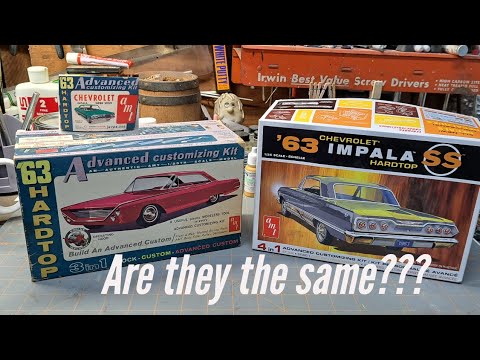 AMT 1963 Impala SS Kit Comparison: '63 issue vs 2020 issue. Let's take a look!
