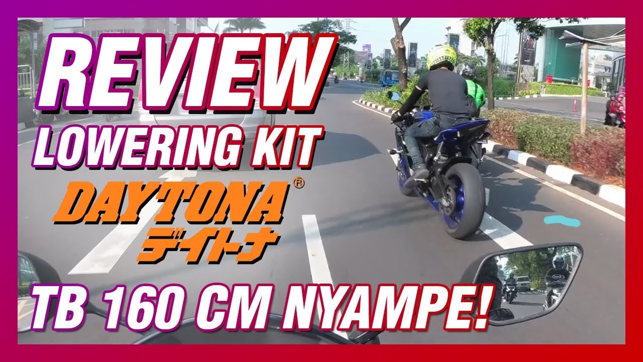 REVIEW Lowering Kit DAYTONA Yamaha R15 V3 - YouTube