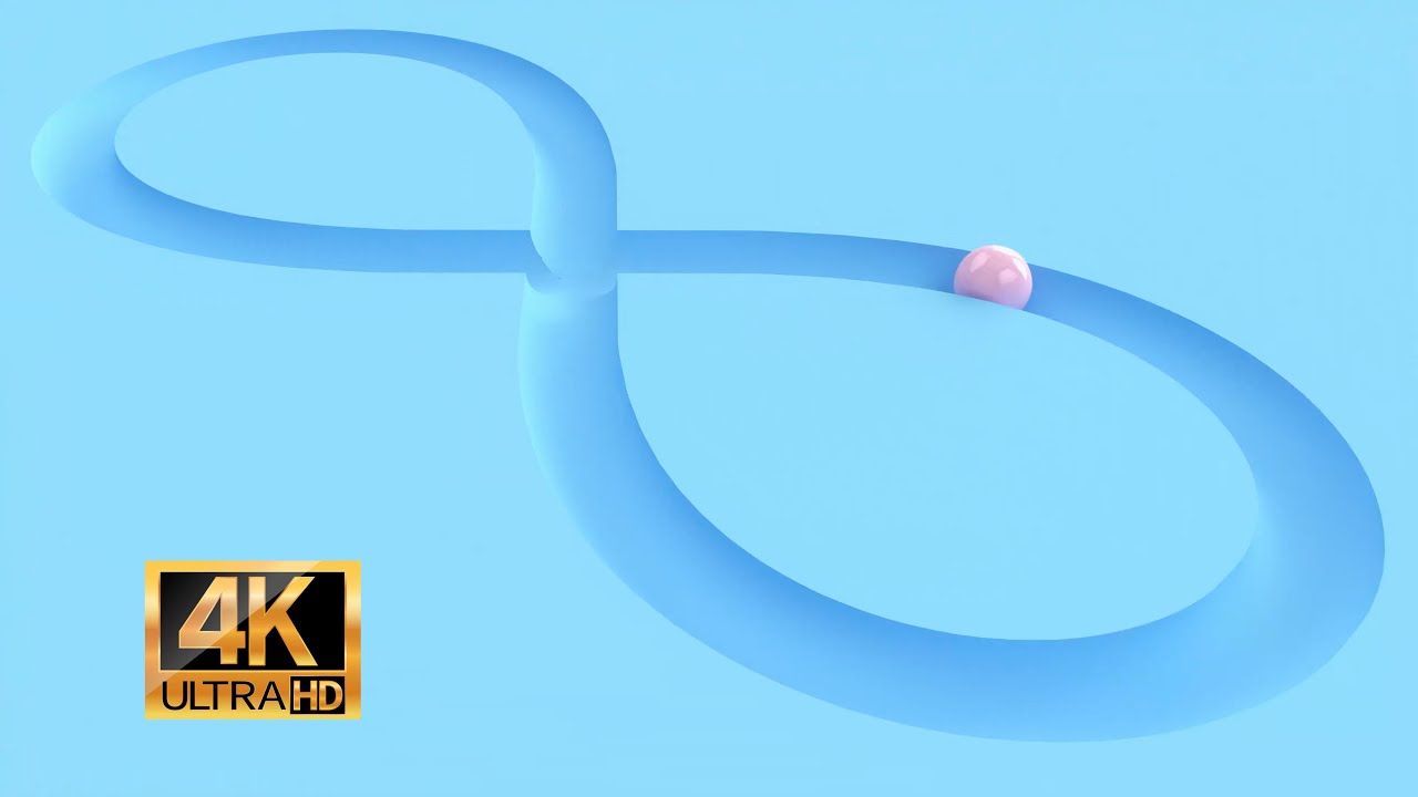 4K Circle Ball Animation Background Video - YouTube