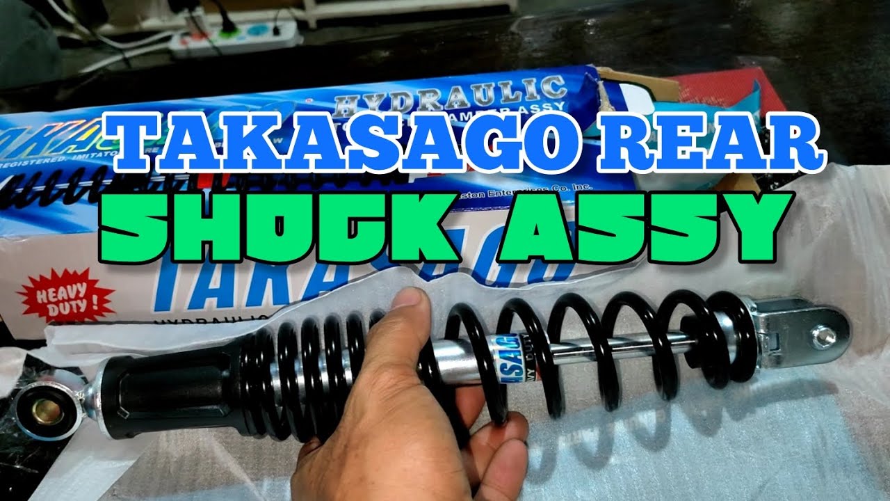Takasago rear shock assembly para sa honda airblade 150 #mapatechvlogph ...