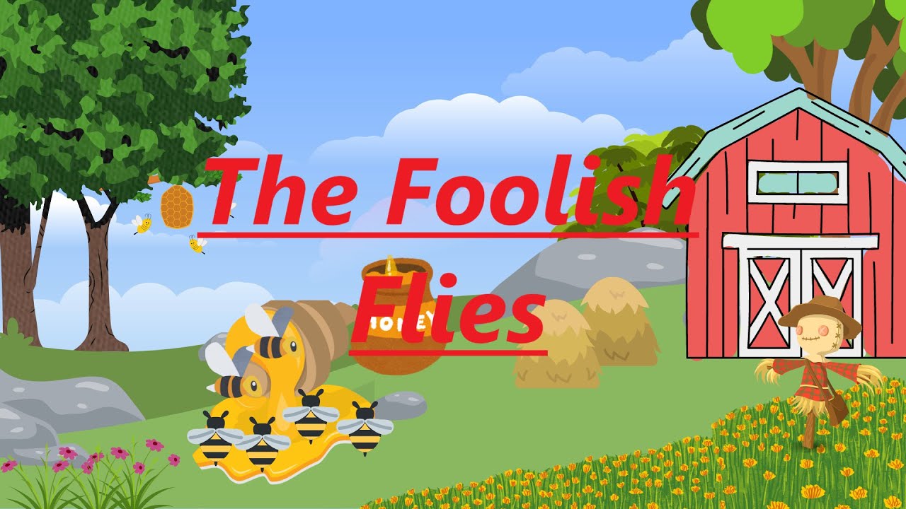 The Foolish Flies story | English story with subtitle | Moral stories ...