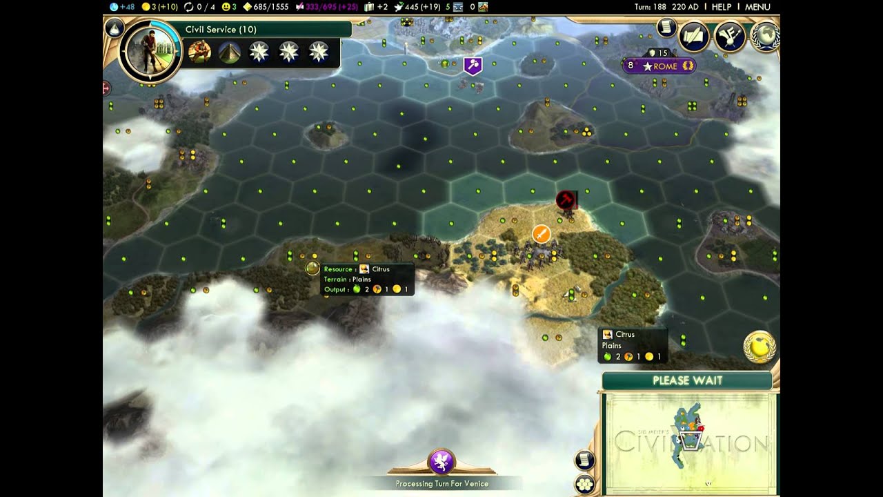 Civilization 5 Gameplay feat Armand E5 - YouTube