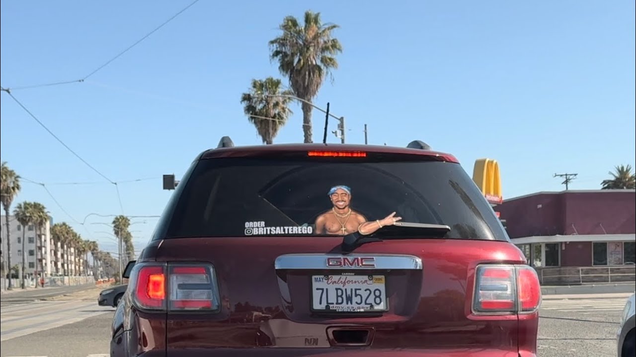 Tupac throwing up West Side. Wax on, wax off, West Sider wipers so all ...