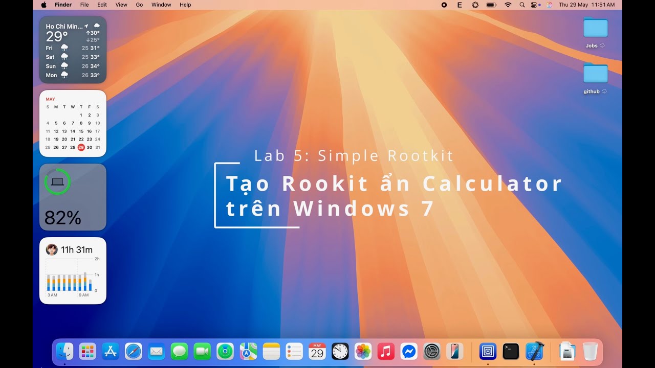 Thực hành Cơ Chế Hoạt Động Của Mã Độc: Simple Rootkit - YouTube