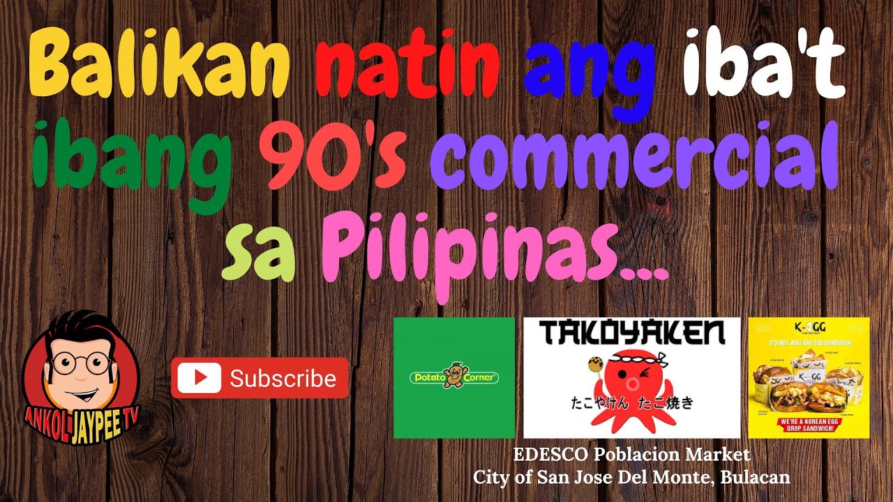 Balikan natin ang iba't ibang 90's commercial sa pilipinas... - YouTube
