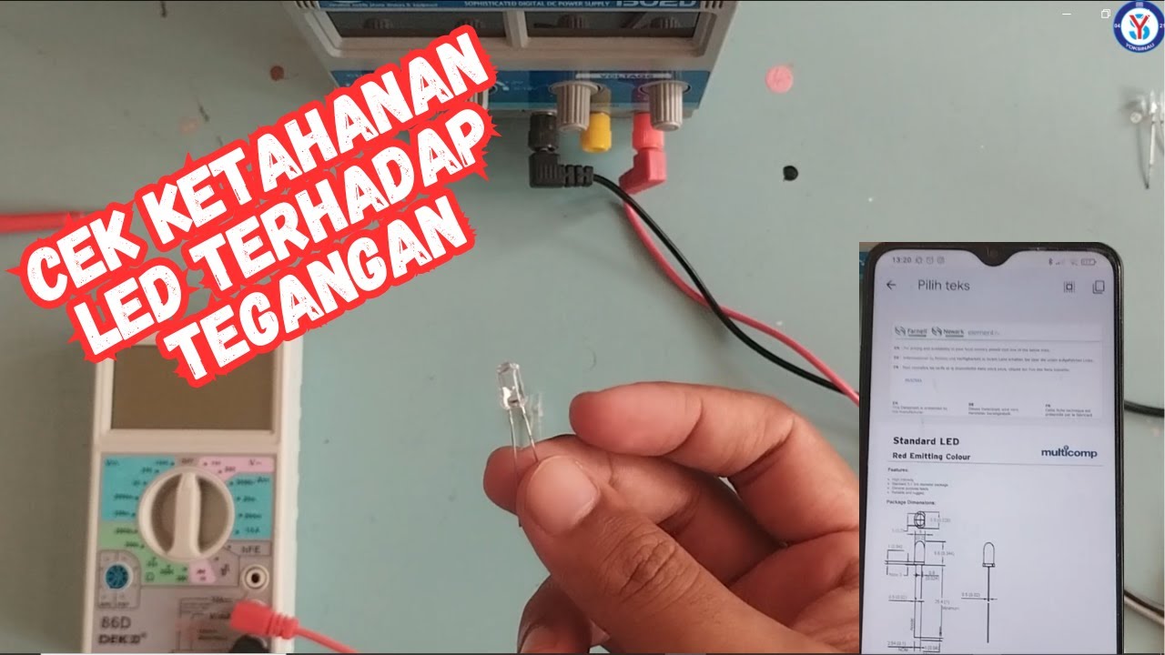 Uji Ketahanan LED Terhadap Tegangan Masukan Dibandingkan dengan ...
