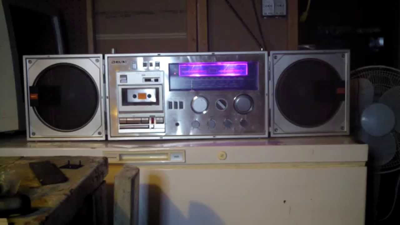 USED SONY CFS-88S With NEW 8" Woofers & 3/4" DOME Tweeters - YouTube