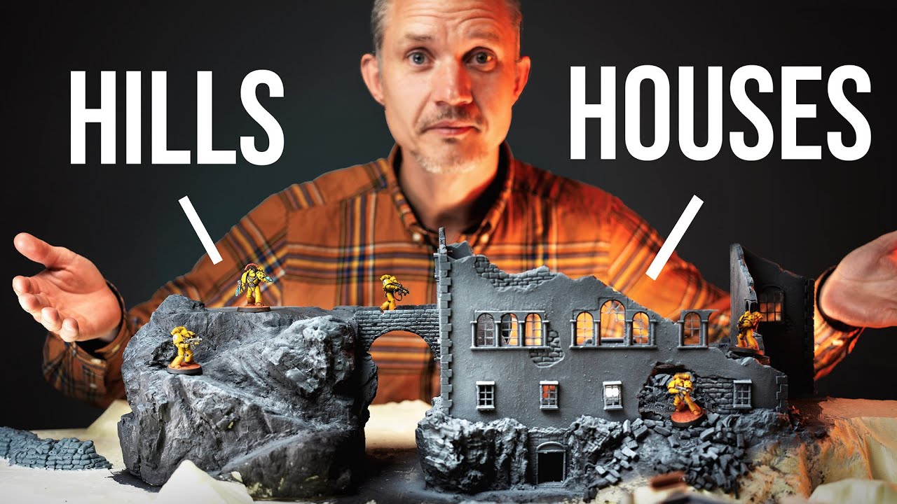How to build Super Simple terrain - All you need for wargaming - YouTube