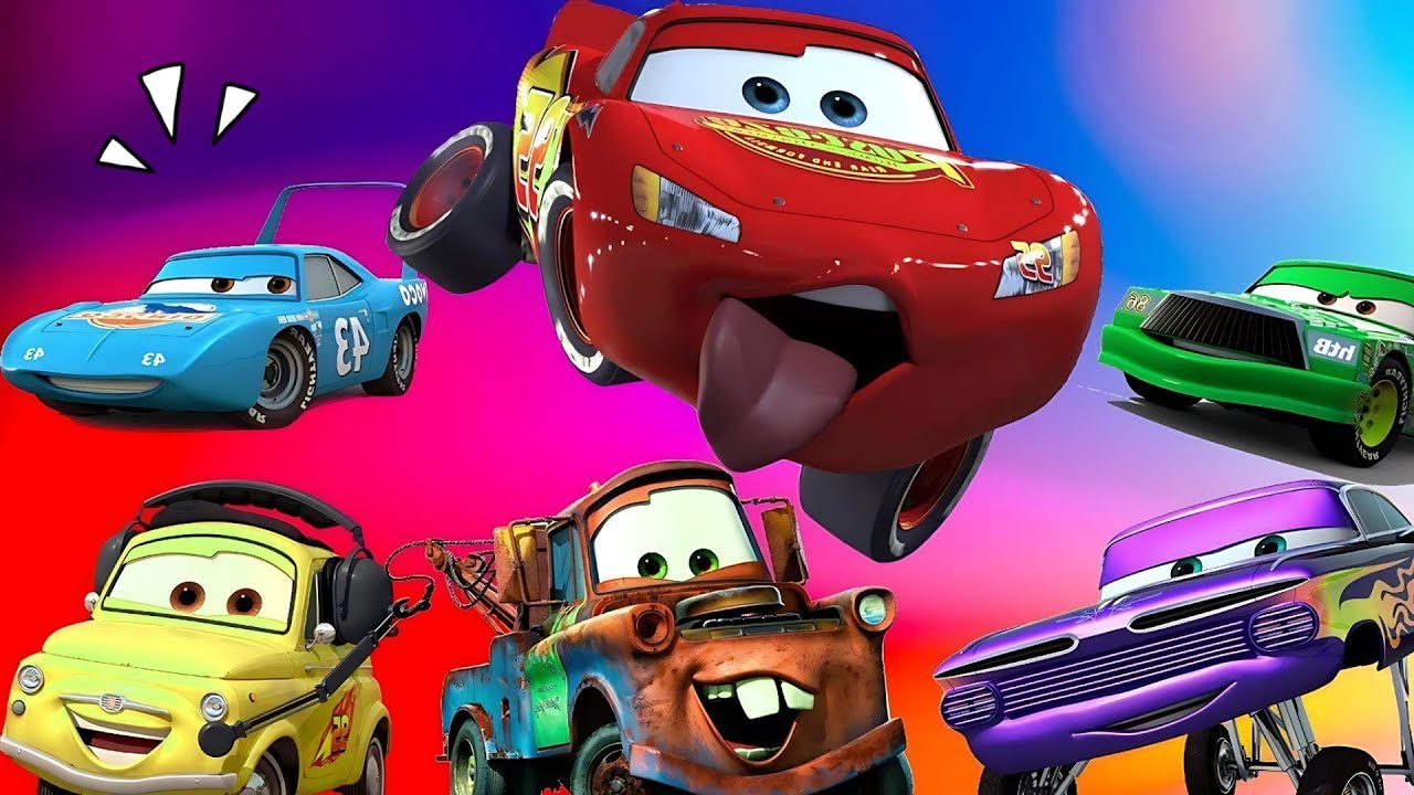 Pixar cars & car cartoons for kids 🚒 | 自動車漫画 🔥🚑👉 - YouTube