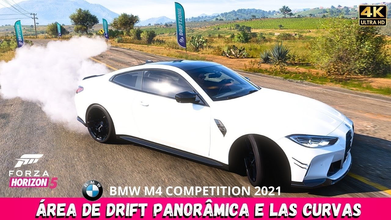 FH5 BMW M4 COMPETITION COUPÉ 2021 CLASSE A-800 ÁREA DE DRIFT PANORÂMICA ...
