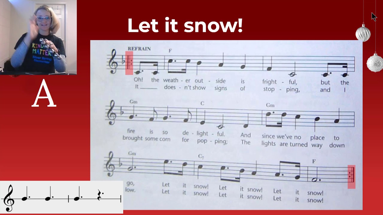 Let It Snow (instrumental ostinato) - YouTube