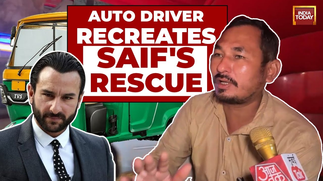 Auto Driver Recreates Driving Saif Ali Khan From Home To Hospital ...
