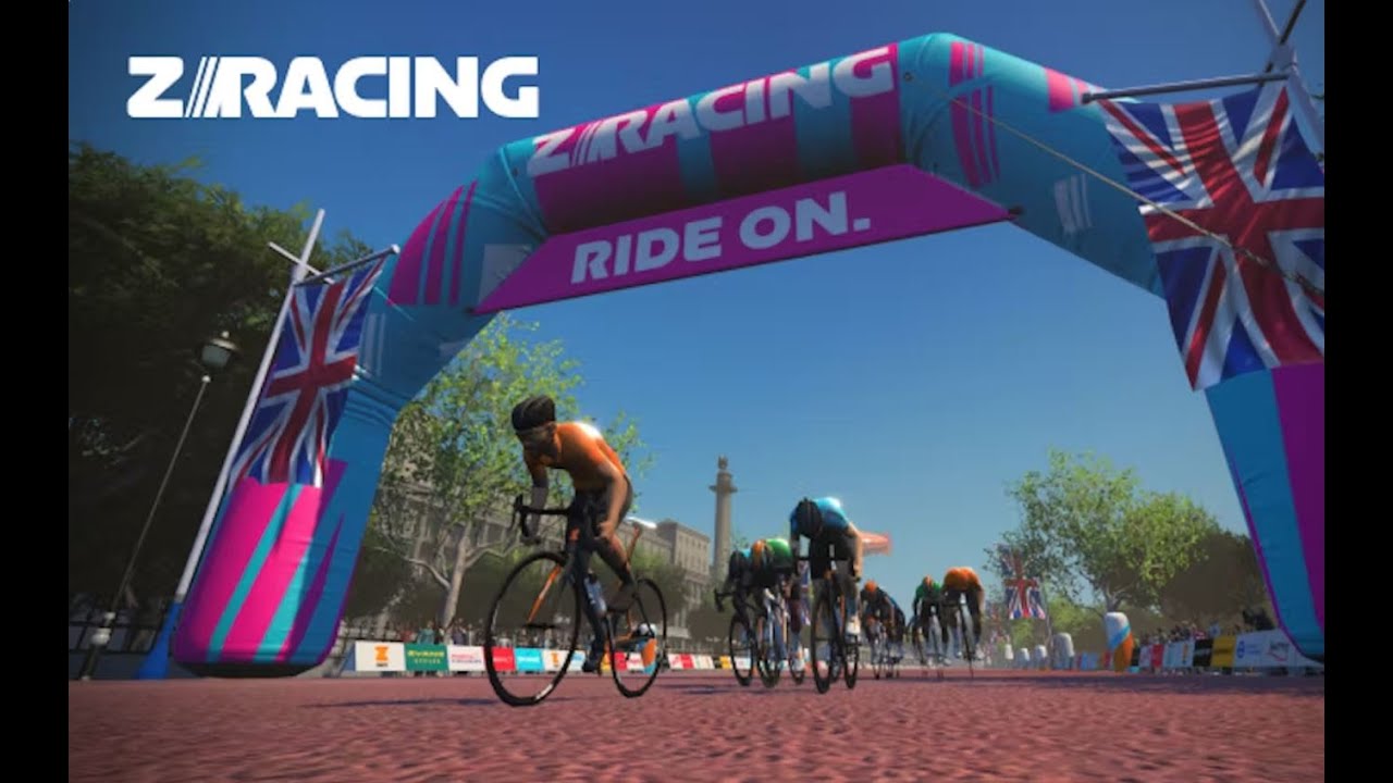 Zwift - ZRacing Stage 2: Flat is Fast -- The Fan Flats - YouTube