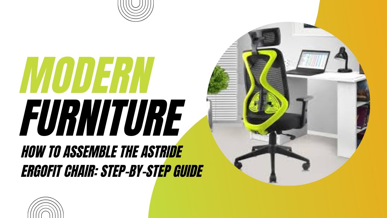 How to Assemble the Astride ErgoFit Chair: Step-by-Step Guide - YouTube