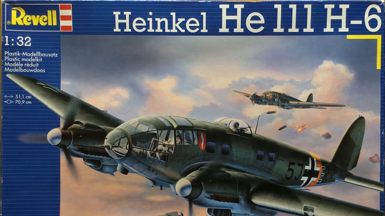 Revell 1/32 He Heinkel 111 scale model, Big Build Part 2 - YouTube