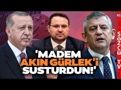 Özgür Özel'den Akın Gürlek'e Erdoğan Sözleri! Beştepe'ye Seslendi! Ankara Karışacak!