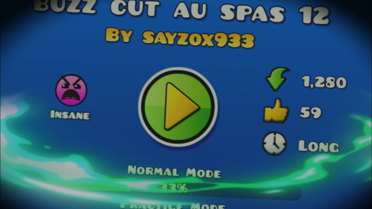 buzz cut au spas 12 By SaYZoX933 | Demon | Geometry Dash 2.2 - YouTube