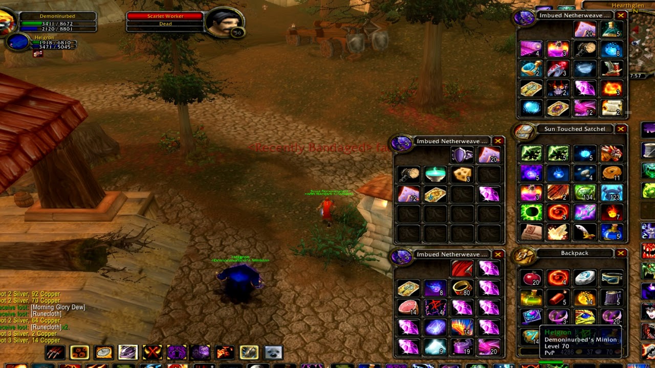 Farming Runecloth guide WoW 2.4.3 (description) - YouTube