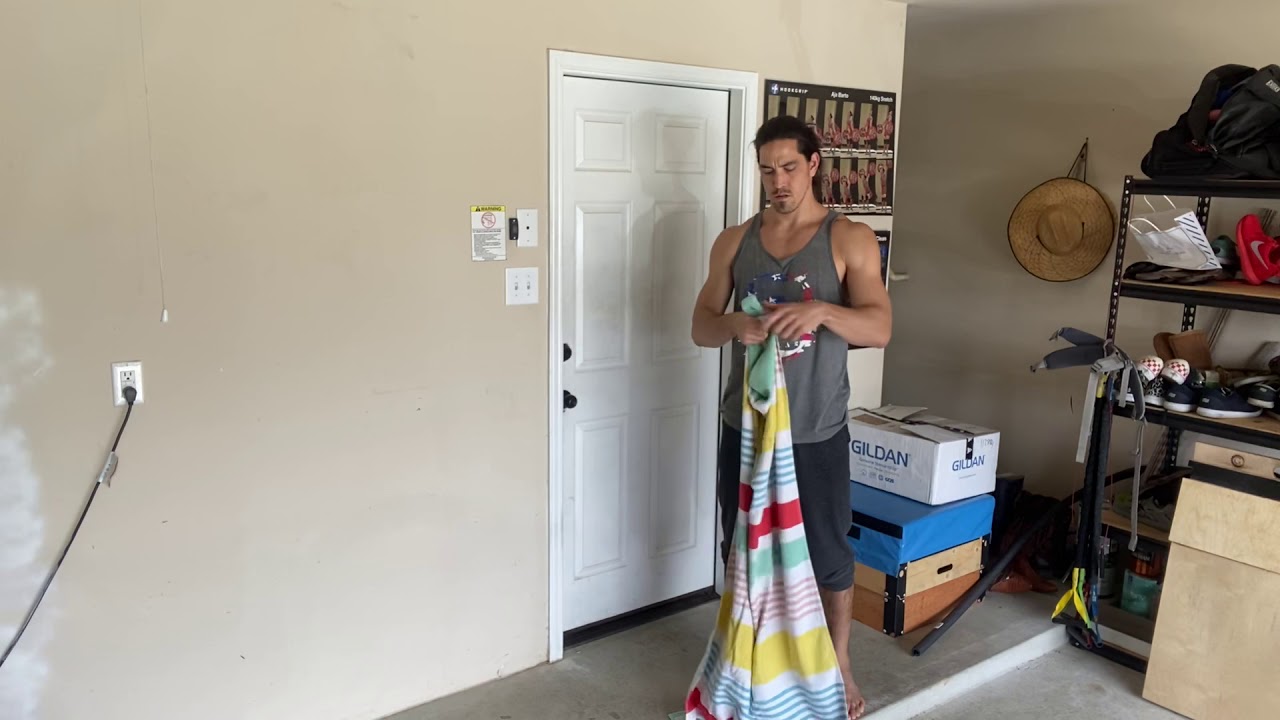 Towel inverted rows - YouTube