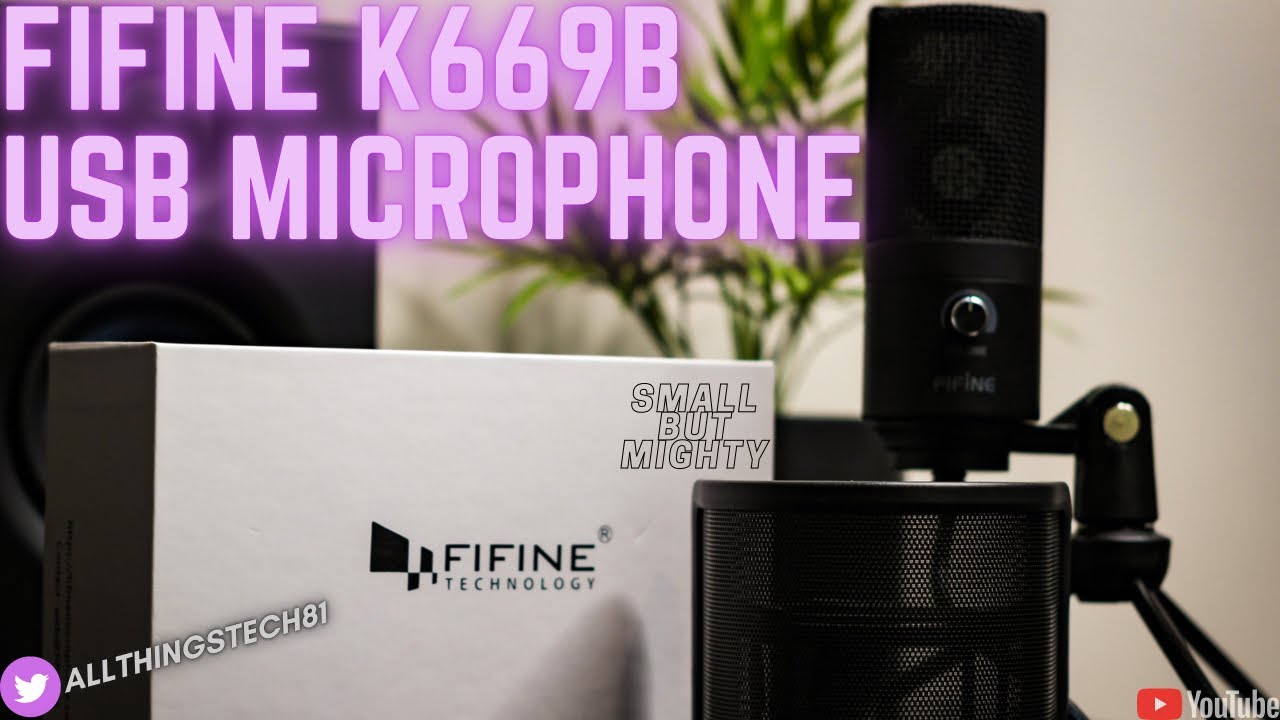 Budget USB Microphone FIFINE K669B (Unboxing & Audio Test) - YouTube