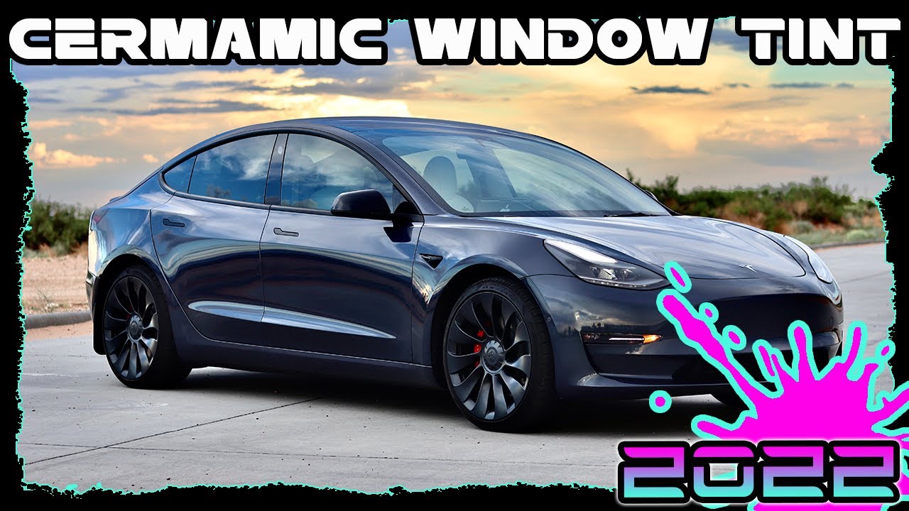 2022 Tesla Model 3 Performance: Ceramic Window Tint 4K - YouTube