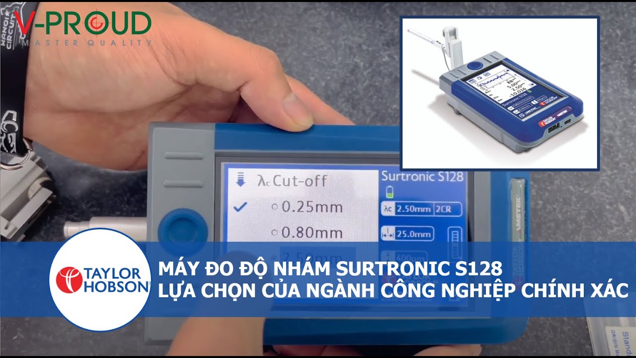 GIỚI THIỆU MÁY ĐO ĐỘ NHÁM SURTRONIC S128 - YouTube