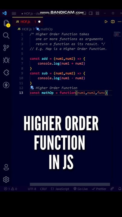 😋😋 The Advanced Higher Order Function (HOF) in JavaScript! #shorts #javascript #programming # ...