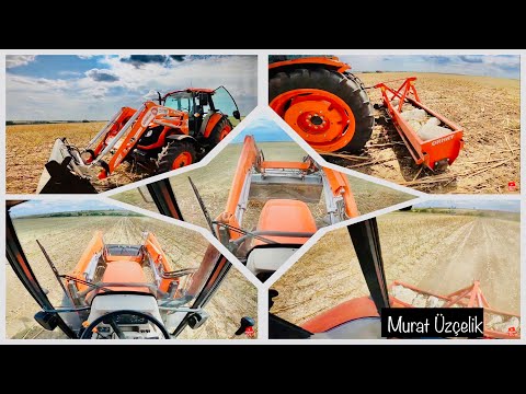 SAPLARI KIYIYORUZ | KUBOTA M9540 @erturktarm8215