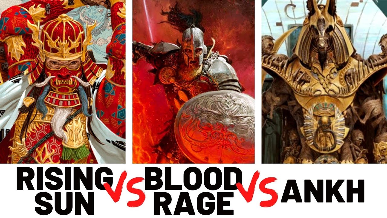 Blood Rage vs Rising Sun vs Ankh - YouTube