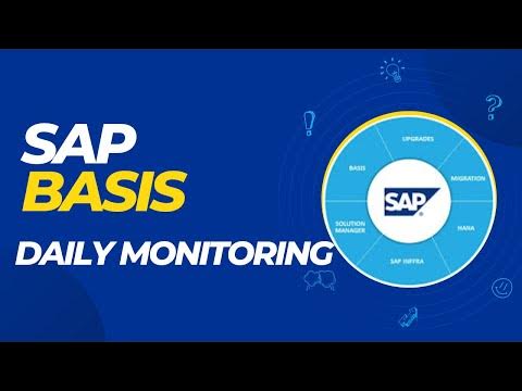 SAP Basis Daily Monitoring T-Codes - YouTube