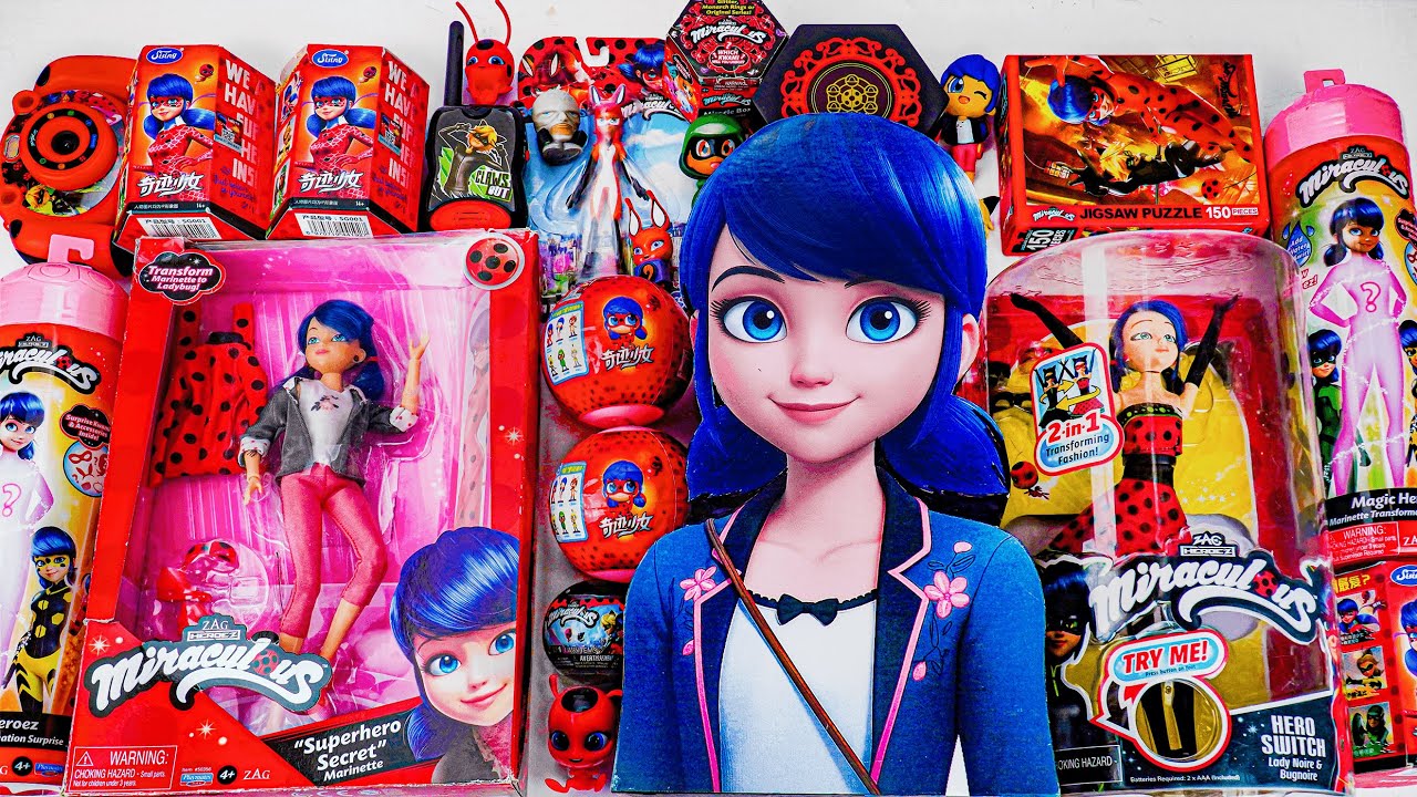 Miraculous Ladybug Toys Collection ASMR Unboxing Review | Mystery ...
