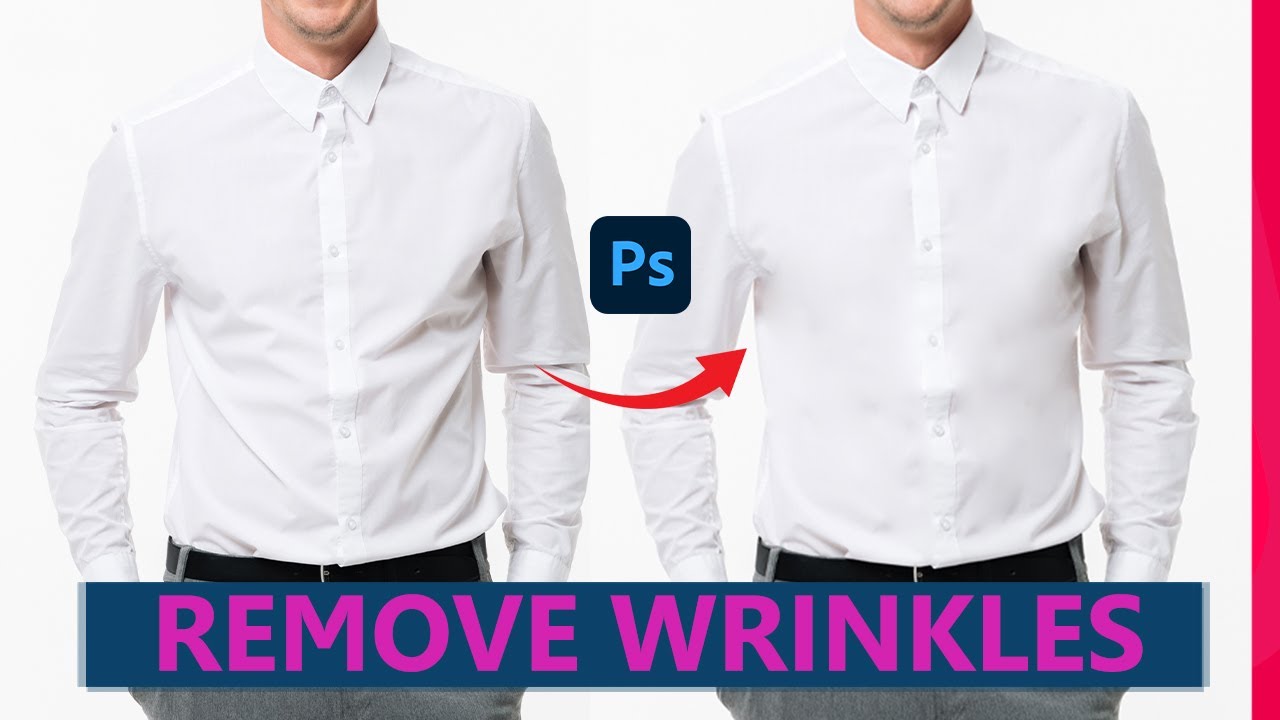 Easily Remove Wrinkles in Photoshop - YouTube