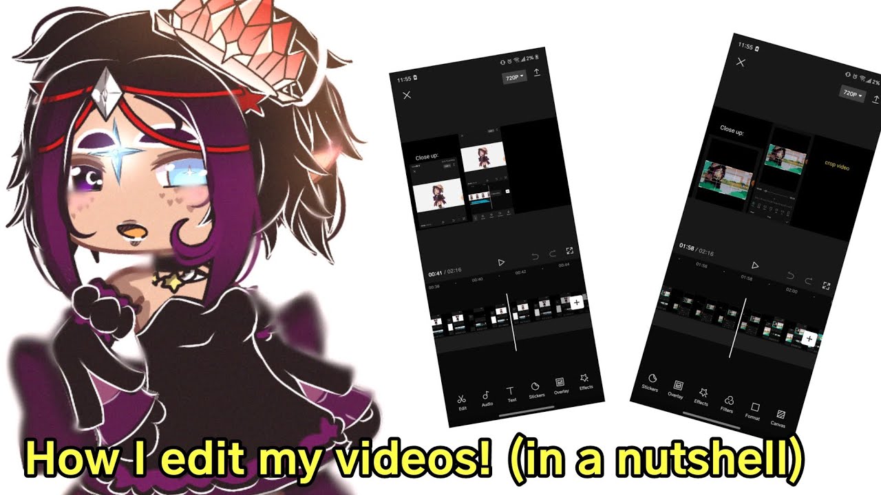 How i edit my videos! | Gacha tutorial | Easy! | featuring my bestie ...