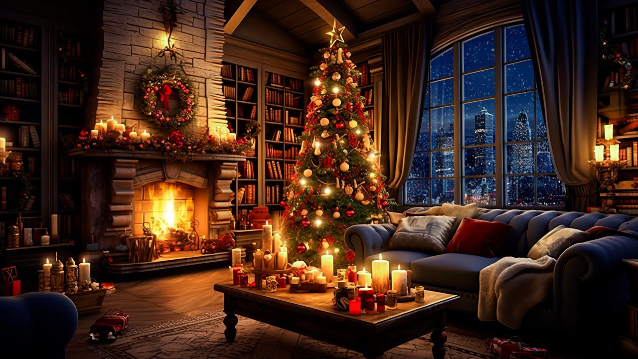 Good Mood Christmas Jazz - Best Instrumental Christmas Music - Cozy ...