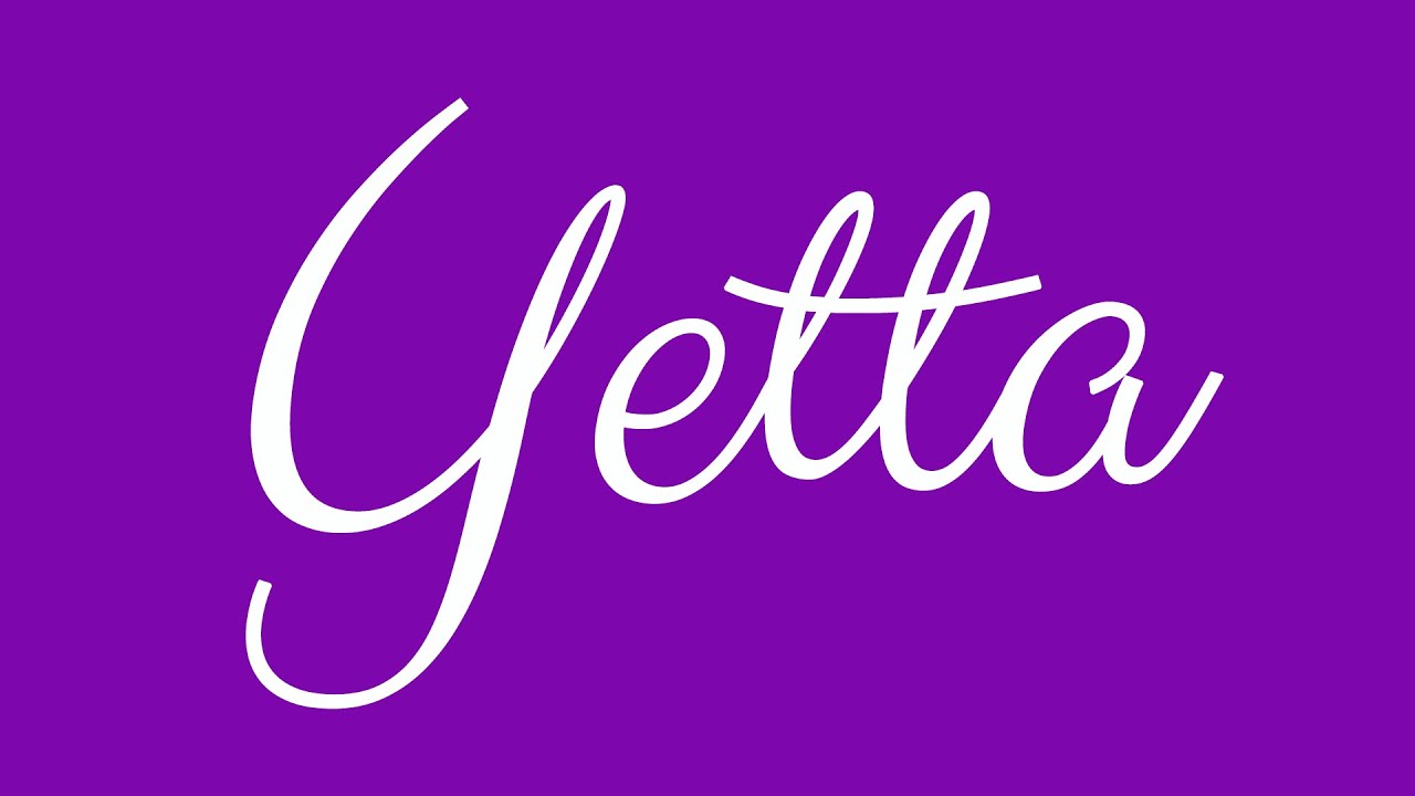 Learn how to Sign the Name Yetta Stylishly in Cursive Writing - YouTube