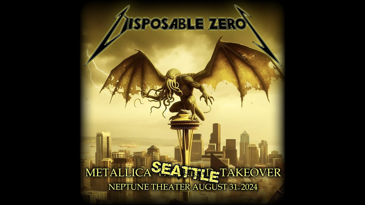 Disposable Zeros - Thank You Video - Metallica Weekend Takeover - Seattle 8/31/2024 - YouTube