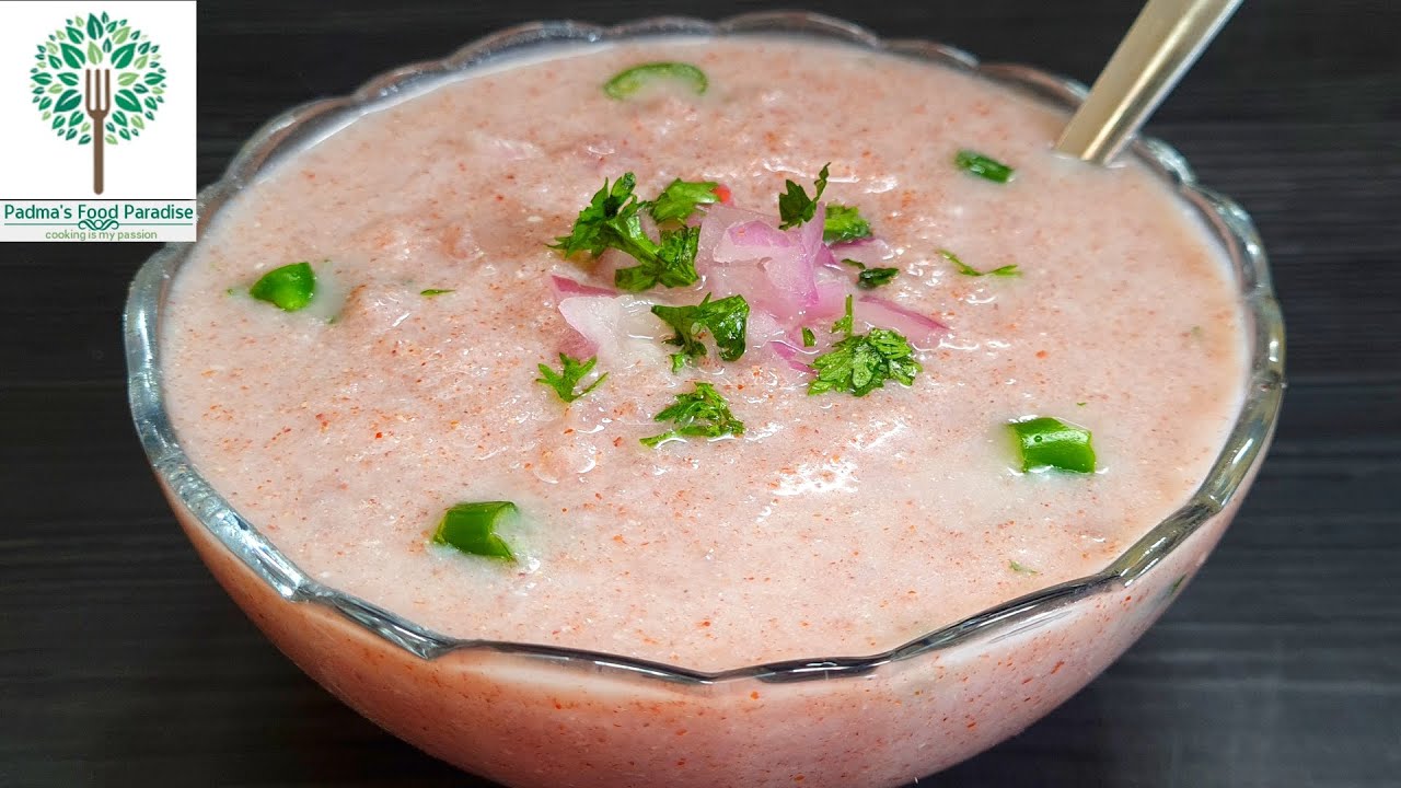 Ragi malt recipe with curd | Ragi malt with curd | Fermented breakfast ...