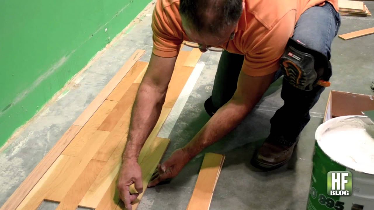 WFB Contractor Blog: Trick for Stopping a Glue-Down Wood Floor ...