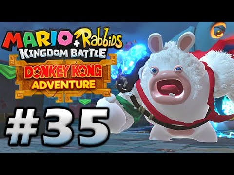 Mario + Rabbids Kingdom Battle Gameplay Part 35 - Mega Rabbid Kong ...