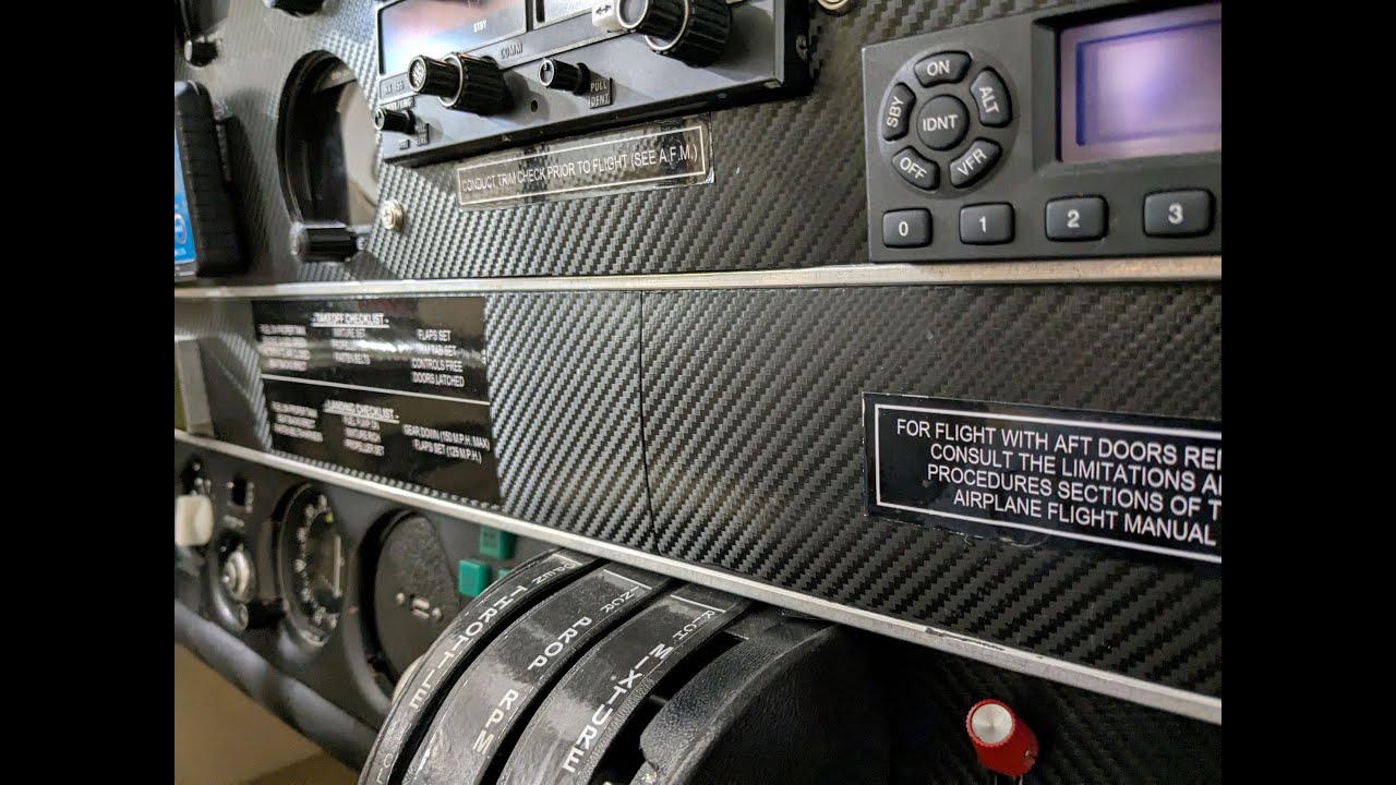 Panel Overlay Design Piper PA32r-300 - YouTube