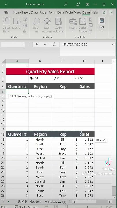 Excel tip how to add radio buttons option buttons - YouTube