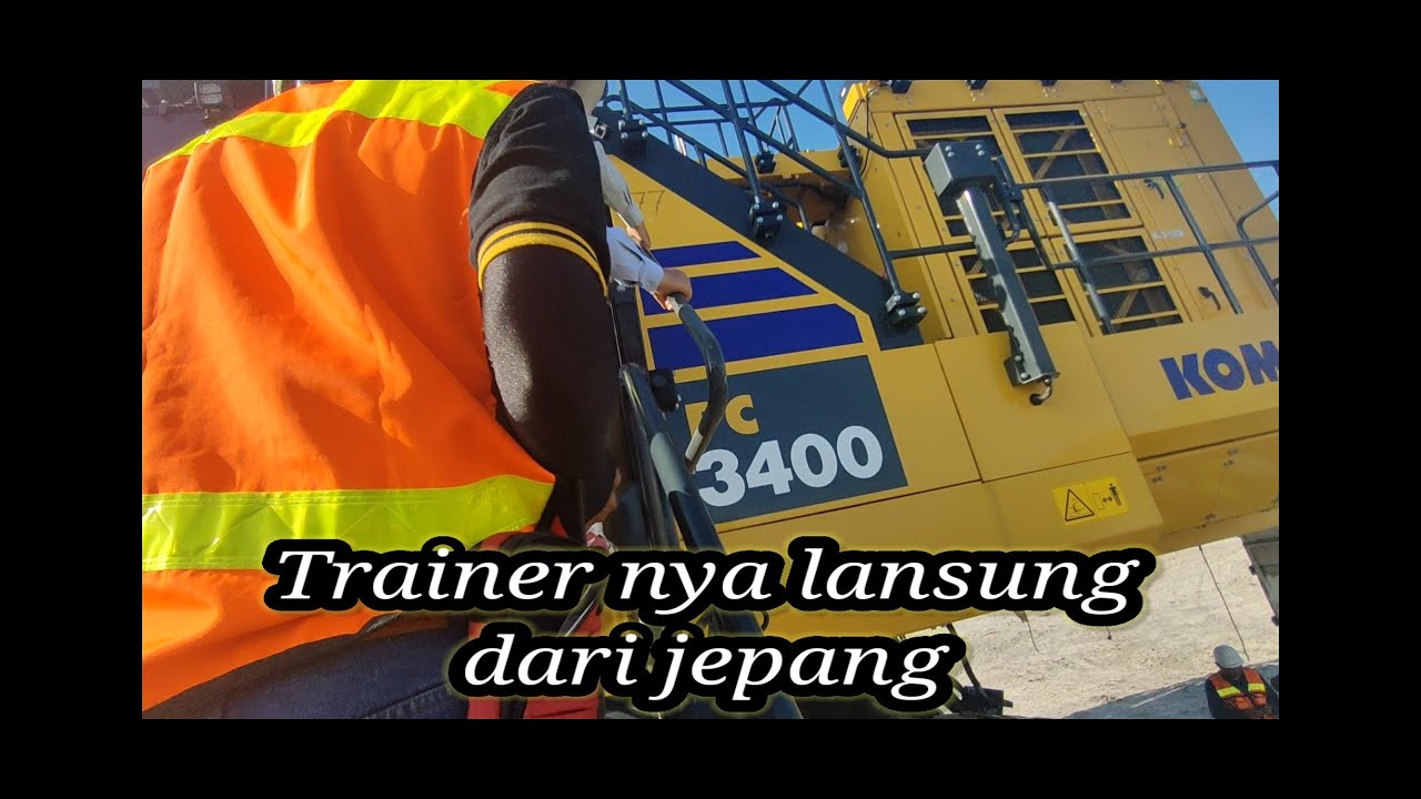 Prestart check Excavator pc 3400 komatsu || instructure komatsu ...