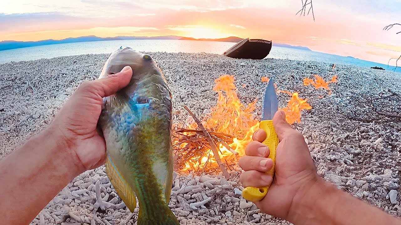 Alone On A Dead Coral Island - Solo Camping An Uninhabited Island ...