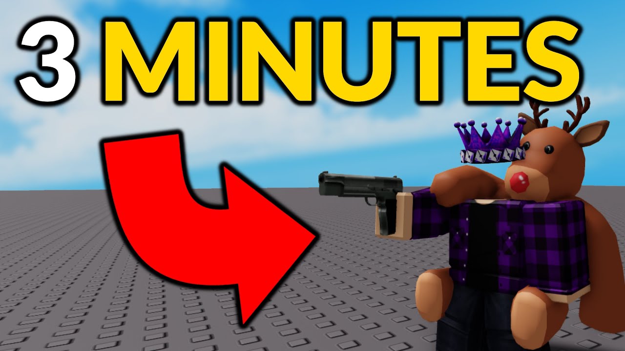 I Made A Roblox Game In 3 Minutes Youtube